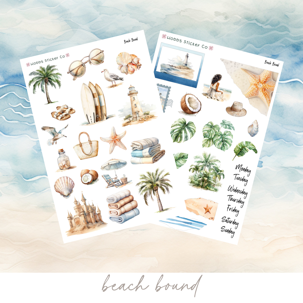 Beach Bound – Hobbs Sticker Co