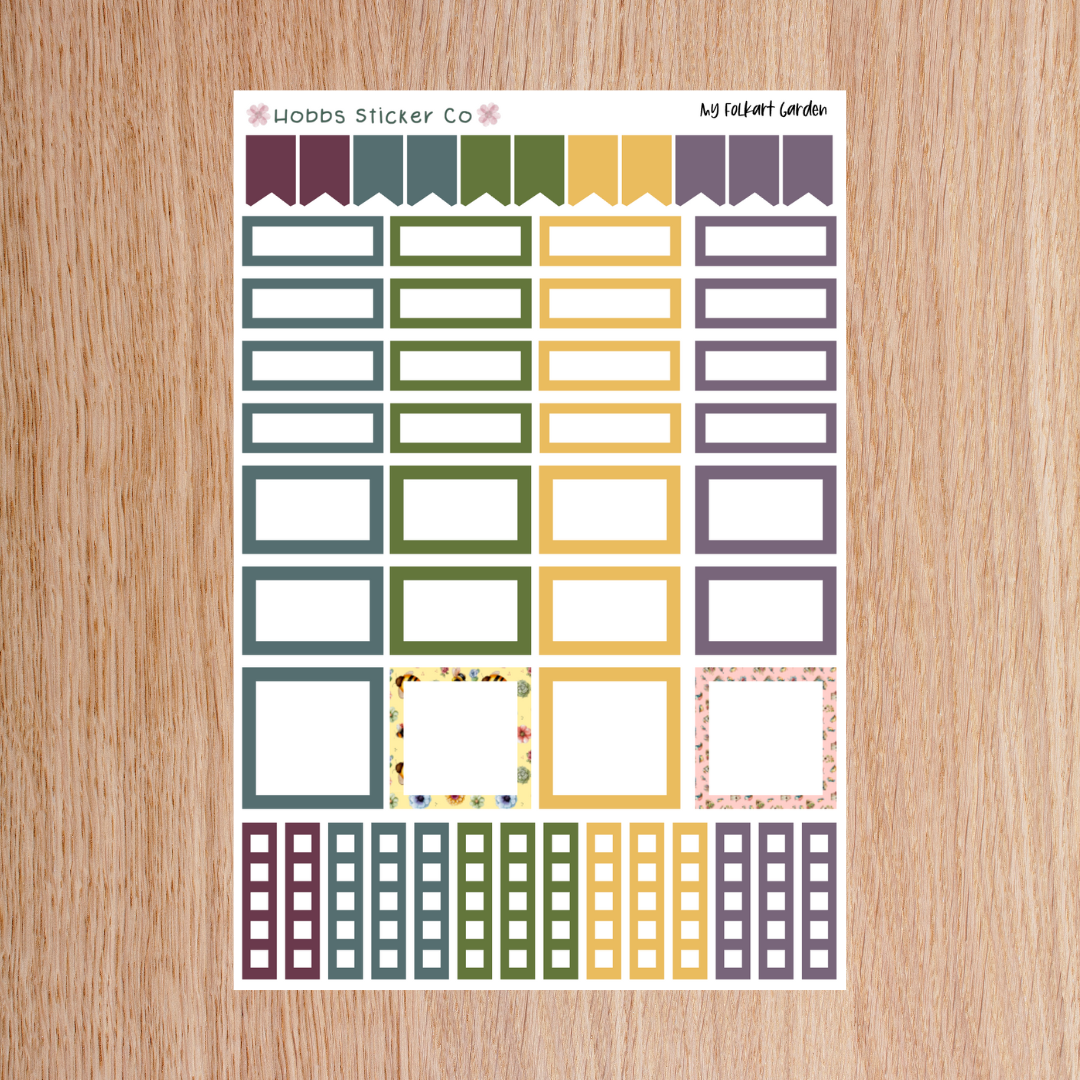 My Folkart Garden Functional Boxes Regular – Hobbs Sticker Co